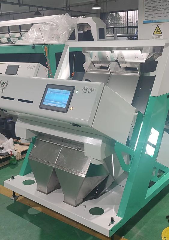 2 Chutes Corn Grits Sorting Machine Color Selector For Grains