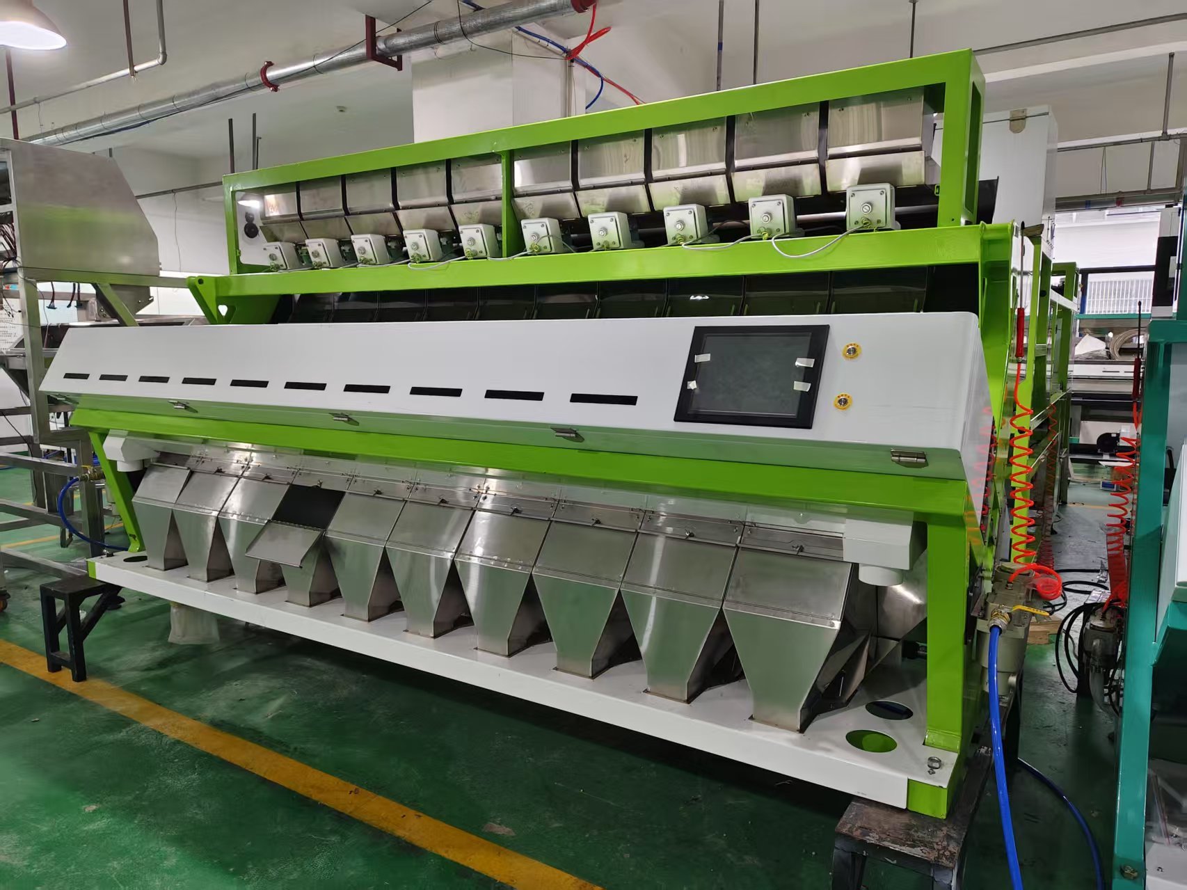 Raspberry Color Sorter Color Sorting Machine Grain Rice Wheat Coffee ...